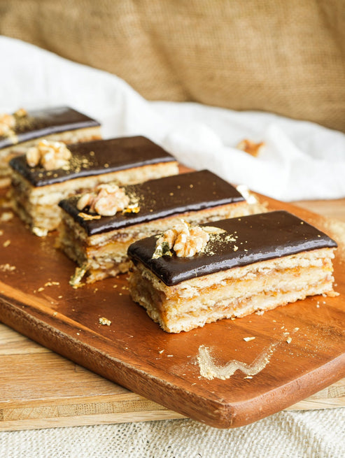 Hungarian Gerbeaud Cake – the safran cafe bangkok